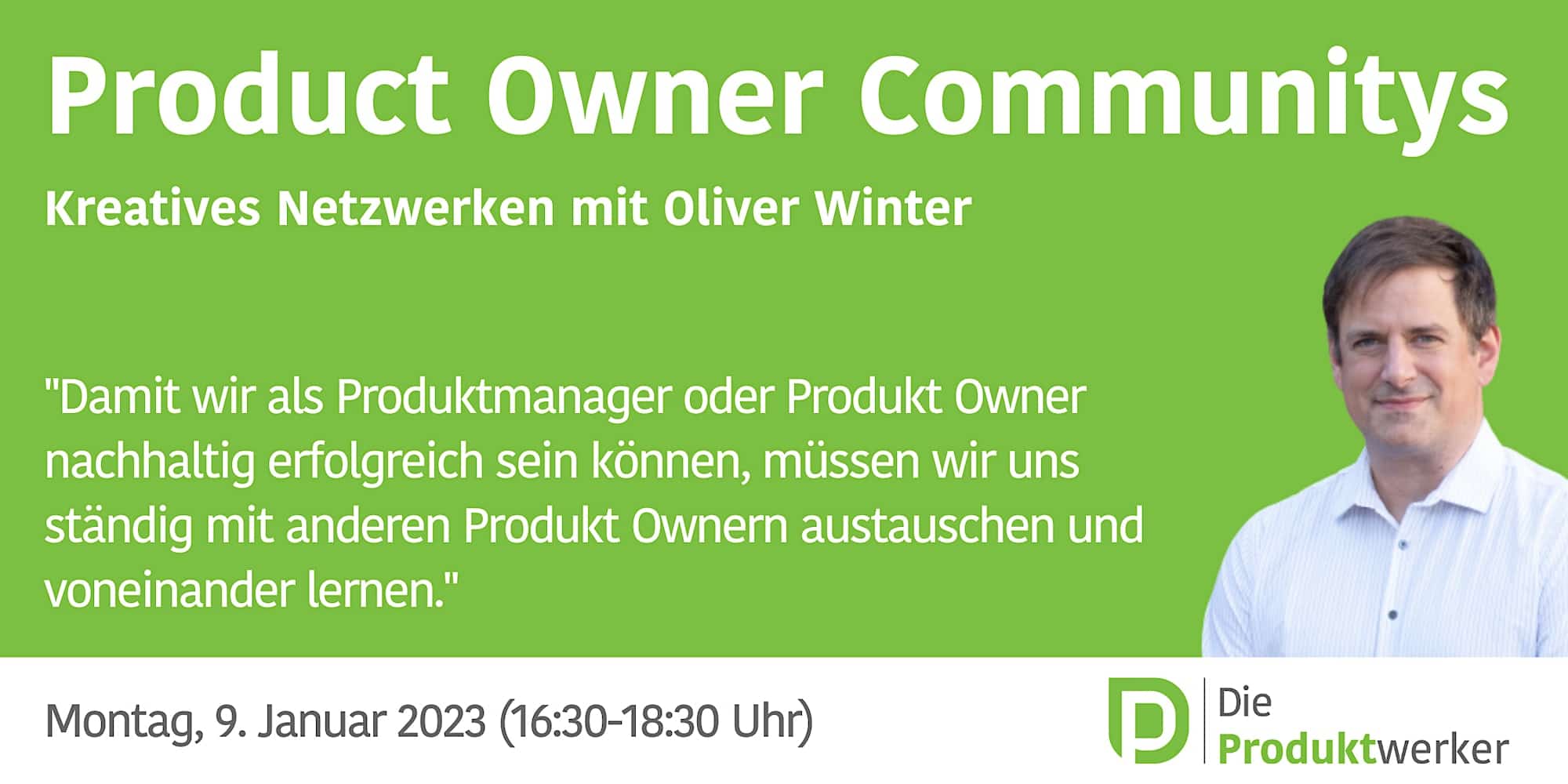 Deine Product Owner Community - interaktives Live-Event - Die Produktwerker